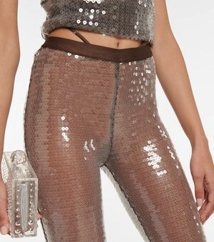 NENSI DOJAKA Sequined Leggings