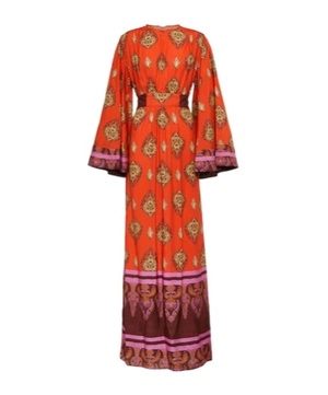 Johanna Ortiz Printed Kaftan - Red