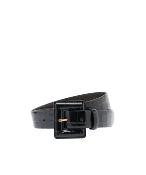Nour Hammour Soma Buckle Belt - Black