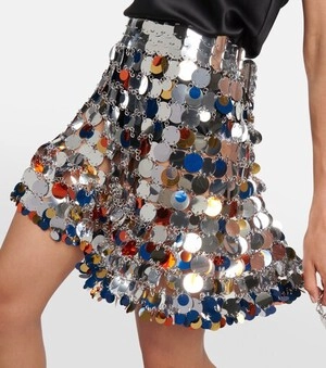 Rabanne Embellished Miniskirt