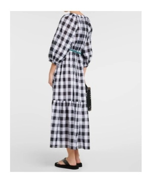 ERES Chess Printed Cotton Midi Dress