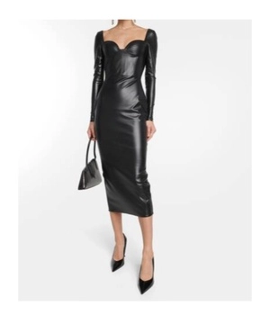 Alex Perry Blade Sweetheart Midi Dress