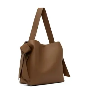 Acne Studios Logo Detailed Midi Shoulder Bag