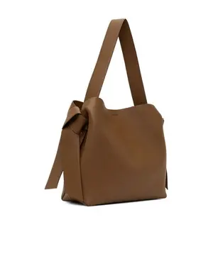 Acne Studios Logo Detailed Midi Shoulder Bag