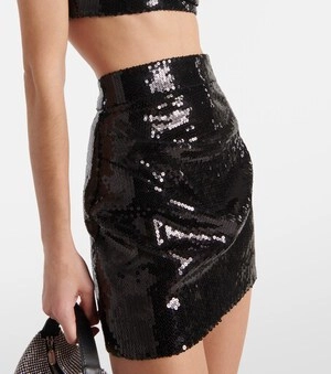 Alex Perry High-rise Sequined Miniskirt