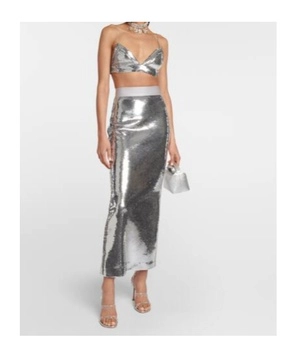 Alex Perry Denton Sequin-embellished Maxi Skirt