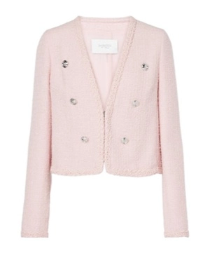 Giambattista Valli Wool-blend Tweed Jacket - Pink