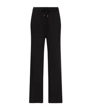 Calvin Klein Drawstring Wide-leg Track Pants - Black