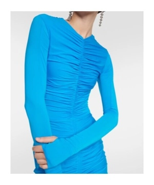 Alex Perry Marston Satin Midi Dress