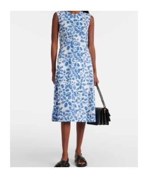 Marni Printed Cotton Midi Dress