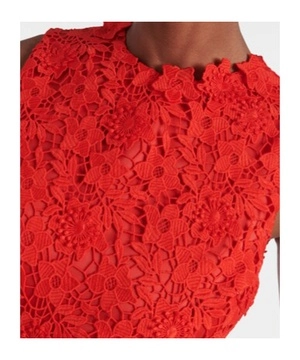 SAFIYAA LONDON Alani Lace Midi Dress