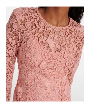 Carolina Herrera Lace Midi Dress