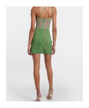 NENSI DOJAKA Draped One-shoulder Minidress