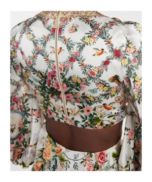 Camilla Cutout Embellished Silk Maxi Dress