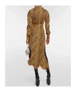 VIVIENNE WESTWOOD Leopard-print Cotton Maxi Dress