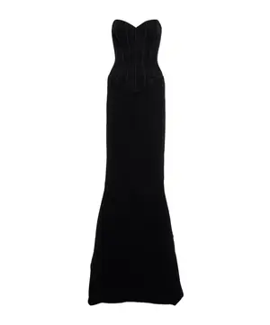 Maticevski An Ode Bustier Crêpe Gown