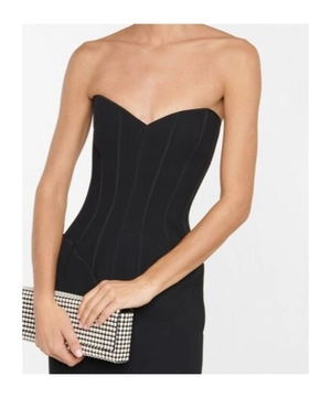 Maticevski An Ode Bustier Crêpe Gown