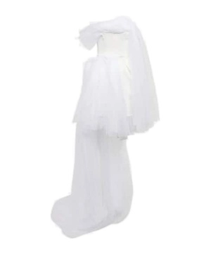 Maticevski Evermore Strapless Tulle Minidress