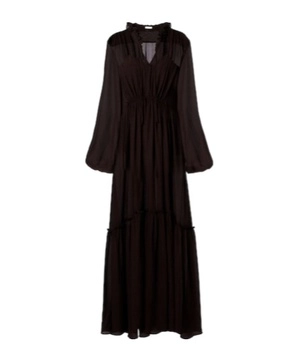 JOSEPH Lotus Maxi Dress - Black