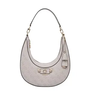 Guess Zippered Shoulder Bag - Gray