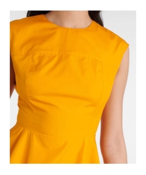 Marni Pleated Cotton Midi Dress