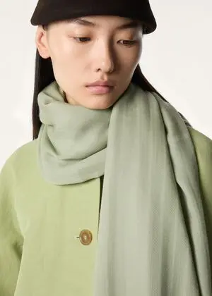 Loro Piana Maxi Crest Stole