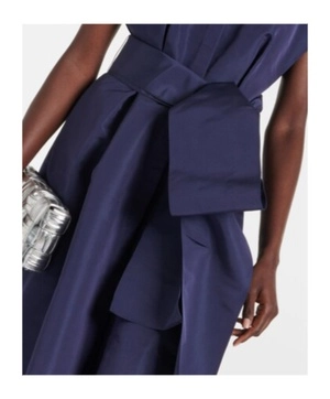 Carolina Herrera Bow-detail Silk Midi Dress