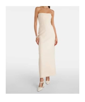 Gabriela Hearst Opus Wool And Silk Midi Dress