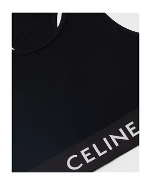 Celine Technical Jersey Bra Top