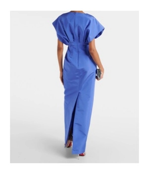 Carolina Herrera Bow-detail Silk Faille Gown