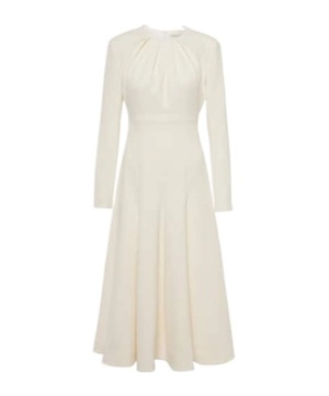 EMILIA WICKSTEAD Belgium Midi Dress - White