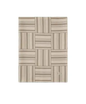Loro Piana Woven Stripe Intarsia Plaid