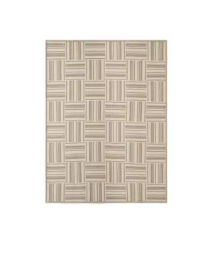 Loro Piana Woven Stripe Intarsia Plaid