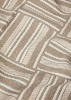 Loro Piana Woven Stripe Intarsia Plaid