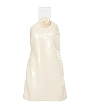 Magda Butrym Sequined Minidress - White