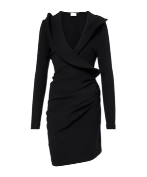 Magda Butrym Wool-blend Minidress - Black