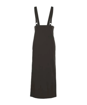 LEMAIRE Cotton-blend Midi Skirt - Black