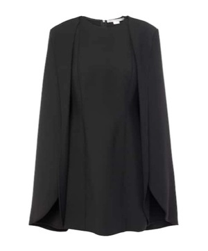 Stella McCartney Caped Minidress - Black