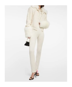 Magda Butrym Cable Knit Silk Jumpsuit