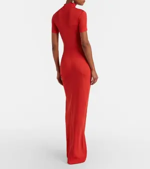 Christopher Esber Fusion Ruched Gown