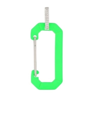 EERA Chiara 18kt Gold And Diamond Single Earring - Green