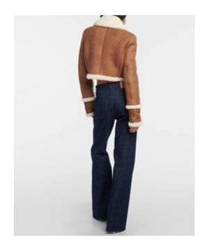 Magda Butrym Shearling-lined Suede Jacket