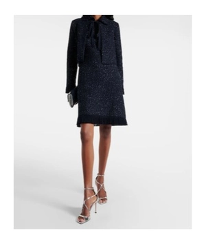 Oscar De La Renta Tweed Mini Dress