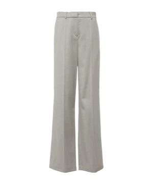 Magda Butrym Mid-rise Wool Straight Pants - Gray