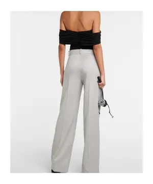 Magda Butrym Mid-rise Wool Straight Pants