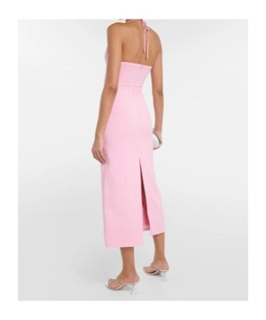 David Koma Crystal-embellished Cutout Midi Dress