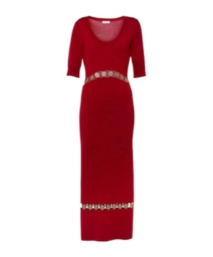 Rabanne Maxi Dress - Red