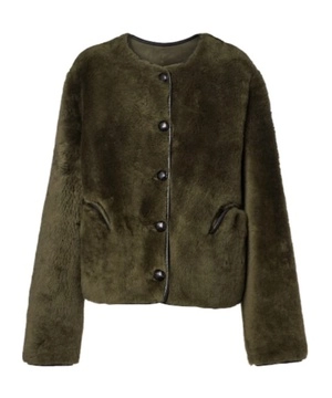 BLAZÉ MILANO Reversible Shearling Jacket - Black