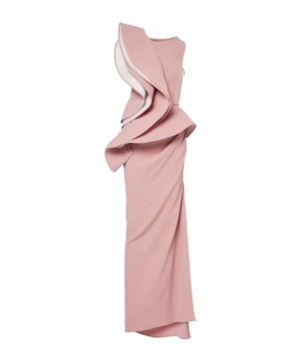 Maticevski Fateful Ruffled Gown - Pink