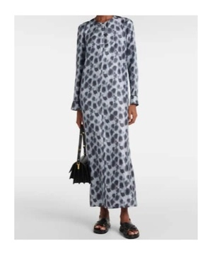 Marni Printed Silk Maxi Dress